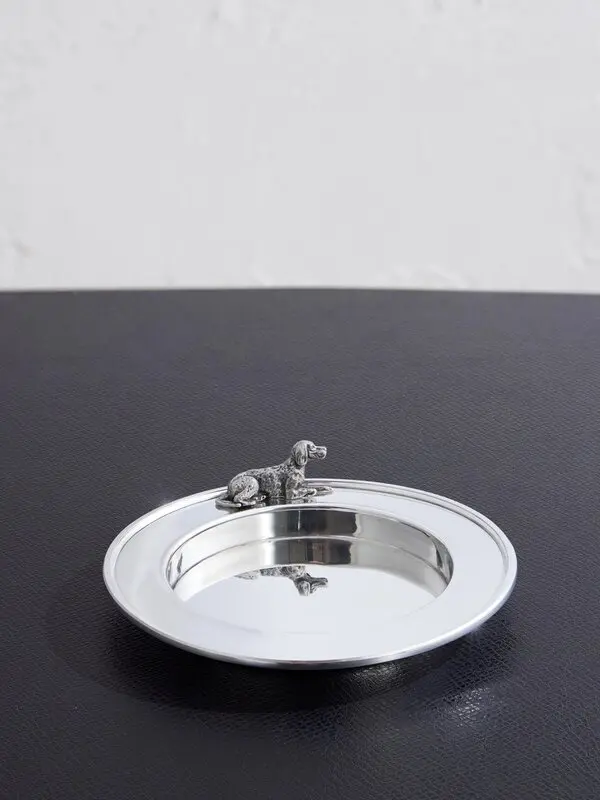 Ralph Lauren Eastman Trinket -tone Metal Tray - Silver