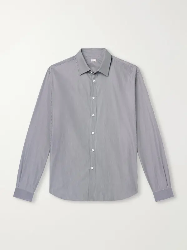 TOTEME Striped Cotton-poplin Shirt