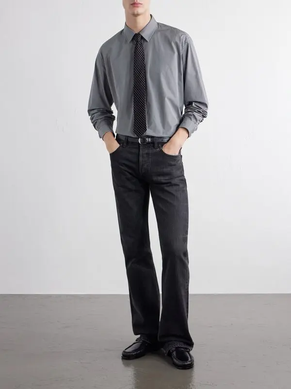 TOTEME Striped Cotton-poplin Shirt