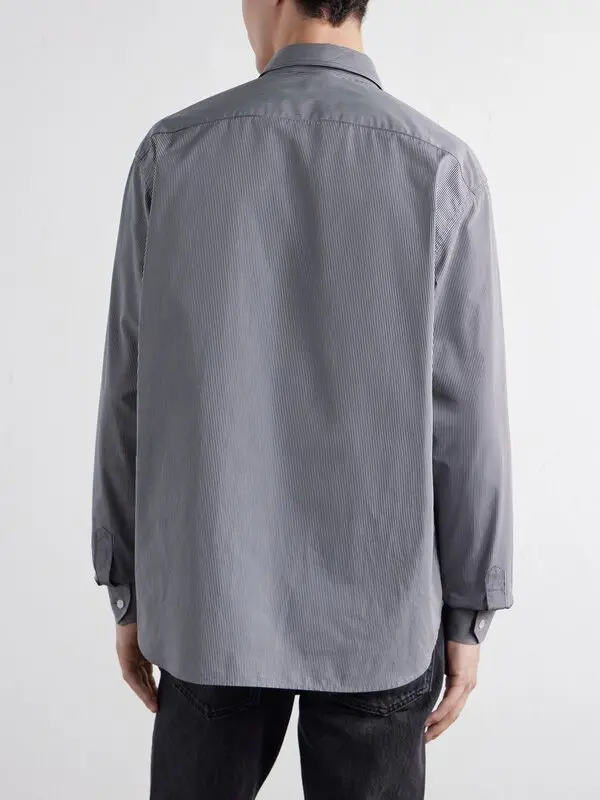 TOTEME Striped Cotton-poplin Shirt