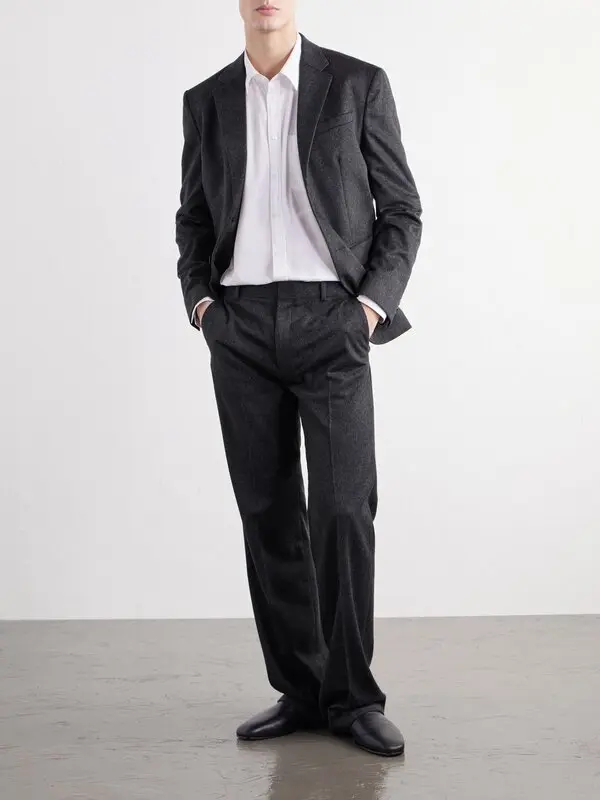 TOTEME Straight-leg Wool And Cashmere-blend Suit Trousers