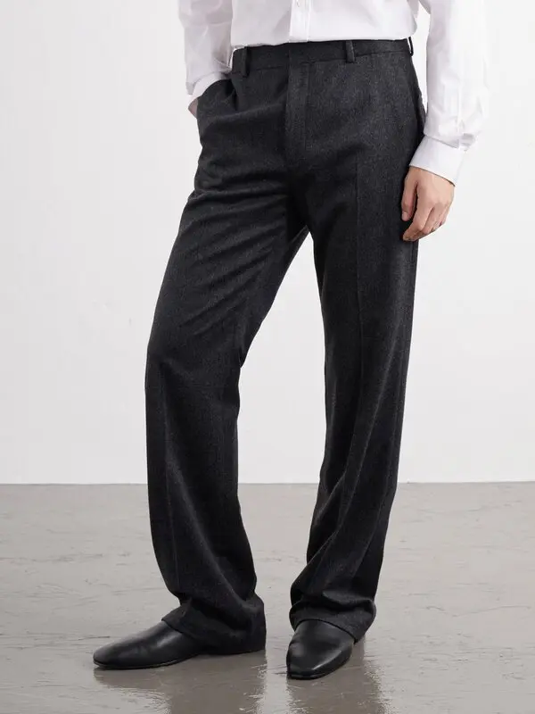 TOTEME Straight-leg Wool And Cashmere-blend Suit Trousers