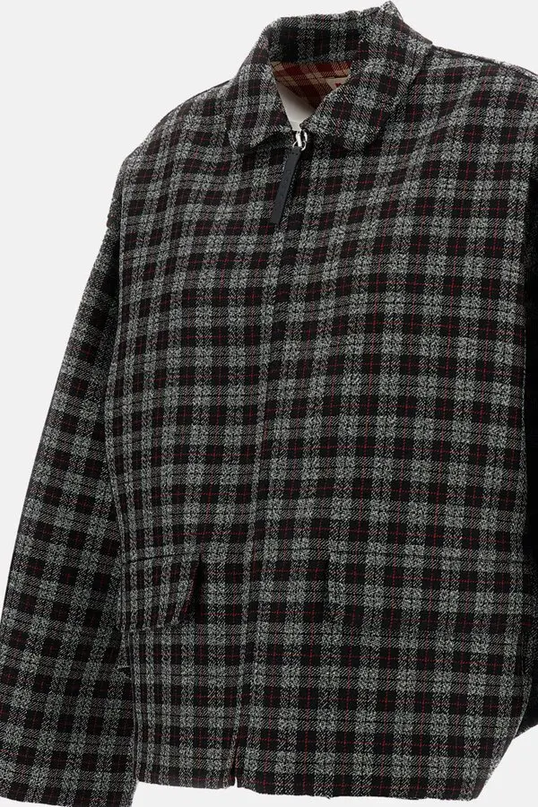 Marni Check Wool Jacket - Multicolor