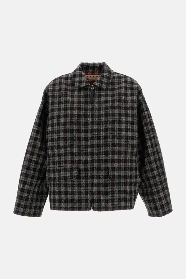 Marni Check Wool Jacket - Multicolor