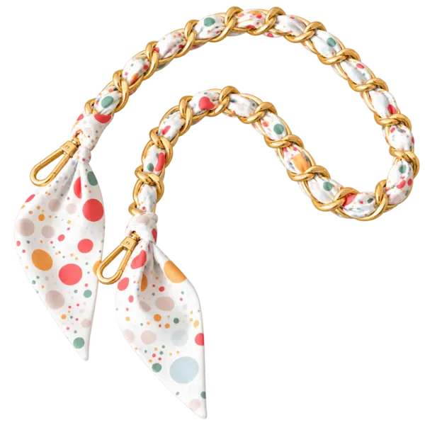 LILLY LOVES Spotty Susie Scarf Metal Strap