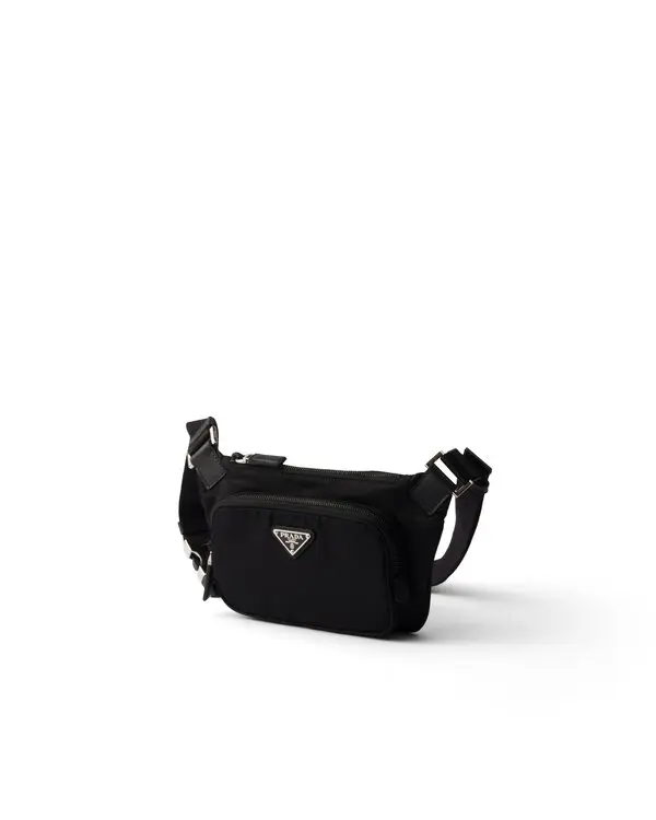 Prada Re-nylon And Saffiano Leather Shoulder Bag