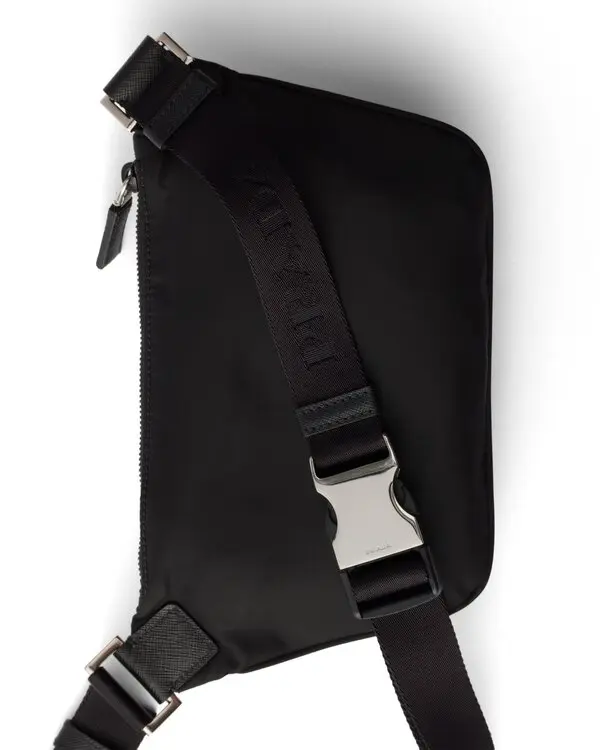 Prada Re-nylon And Saffiano Leather Shoulder Bag