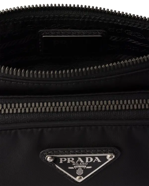 Prada Re-nylon And Saffiano Leather Shoulder Bag