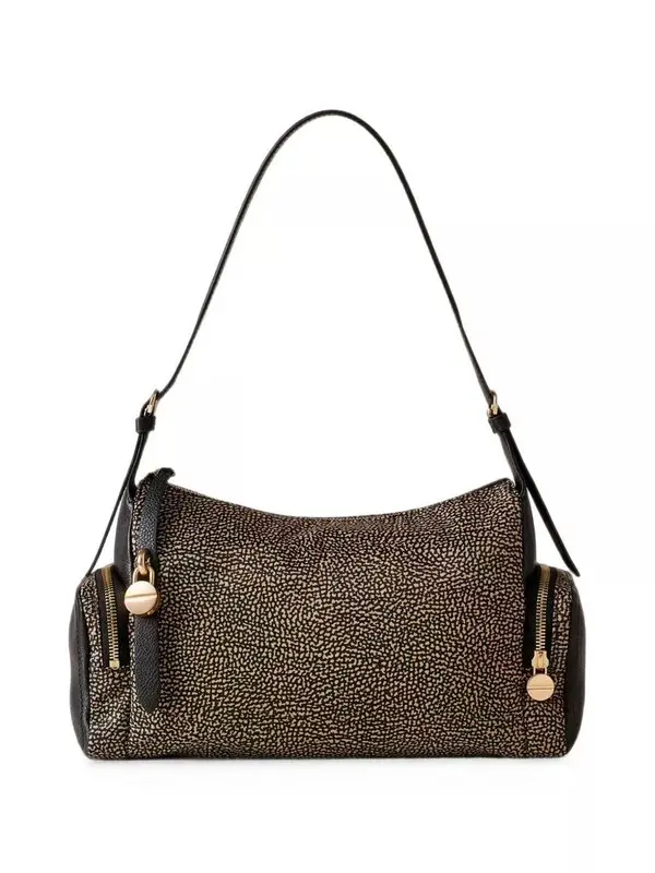 Borbonese Medium Op Naturale Shoulder Bag