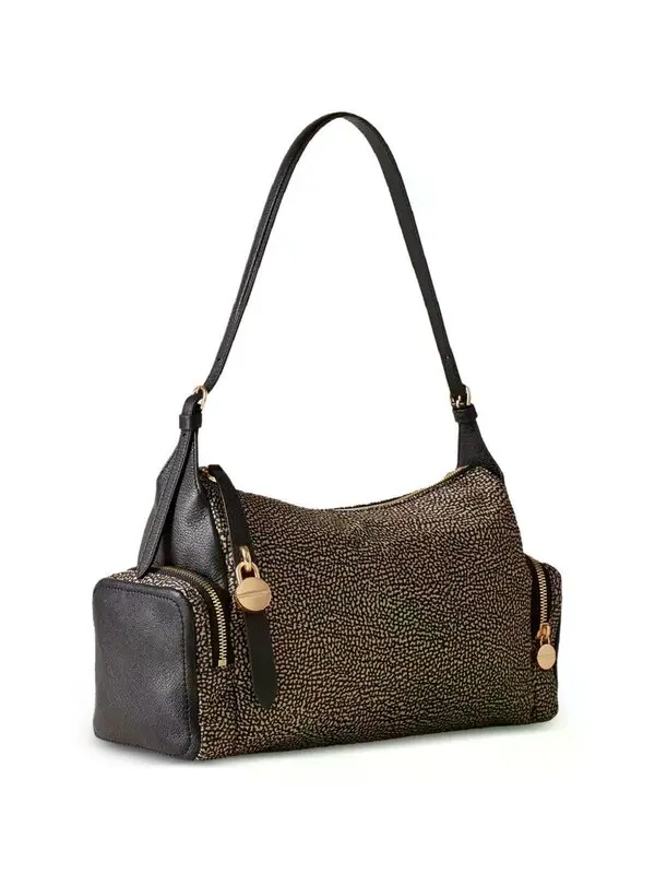 Borbonese Medium Op Naturale Shoulder Bag
