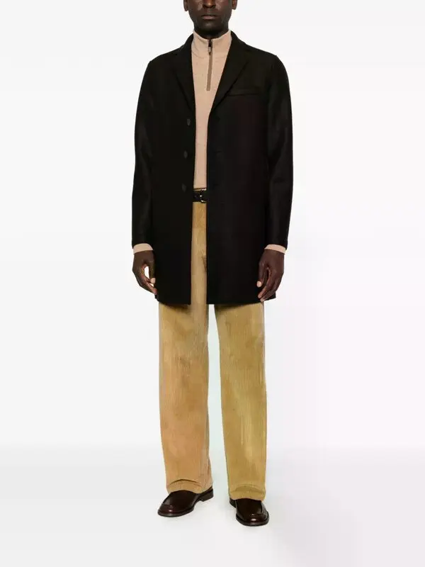 Canali Quarter-zip Waffle-knit Sweater