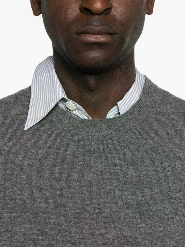 Comme Des Garçons Colour-block Wool Sweater