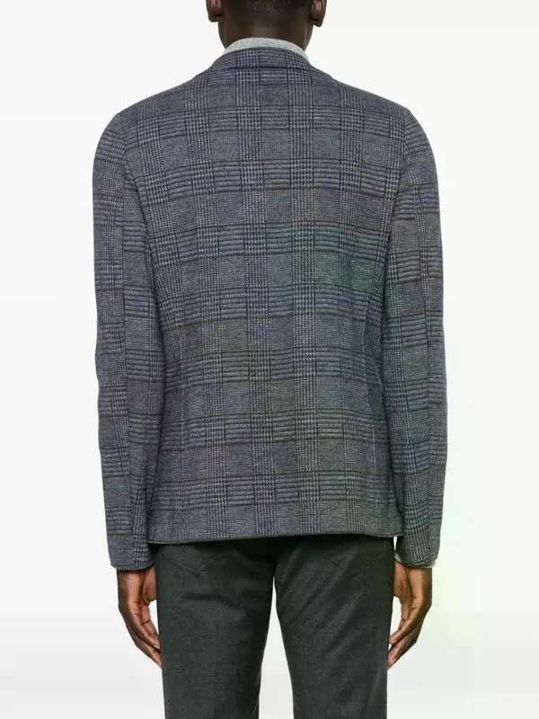Harris Wharf London Check-pattern Virgin Wool Jacket