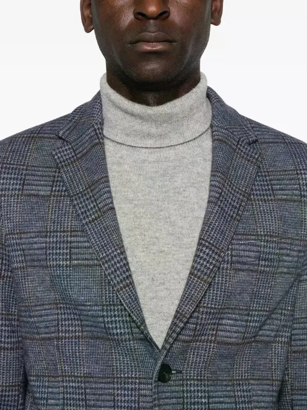 Harris Wharf London Check-pattern Virgin Wool Jacket