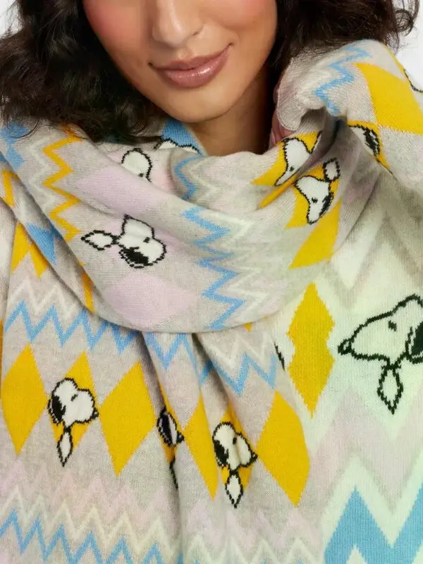 Chinti & Parker Peanuts Fair Isle Scarf