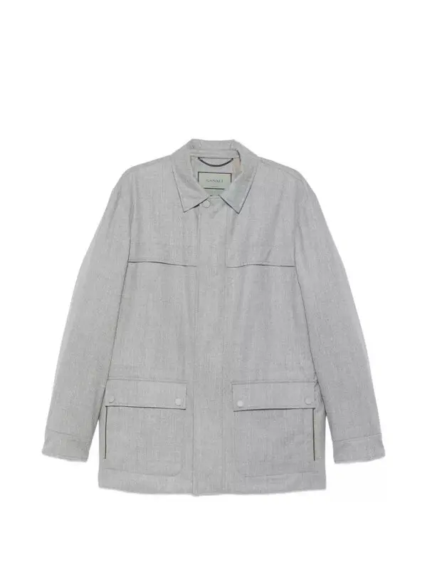 Canali Wool Patch-pocket Jacket