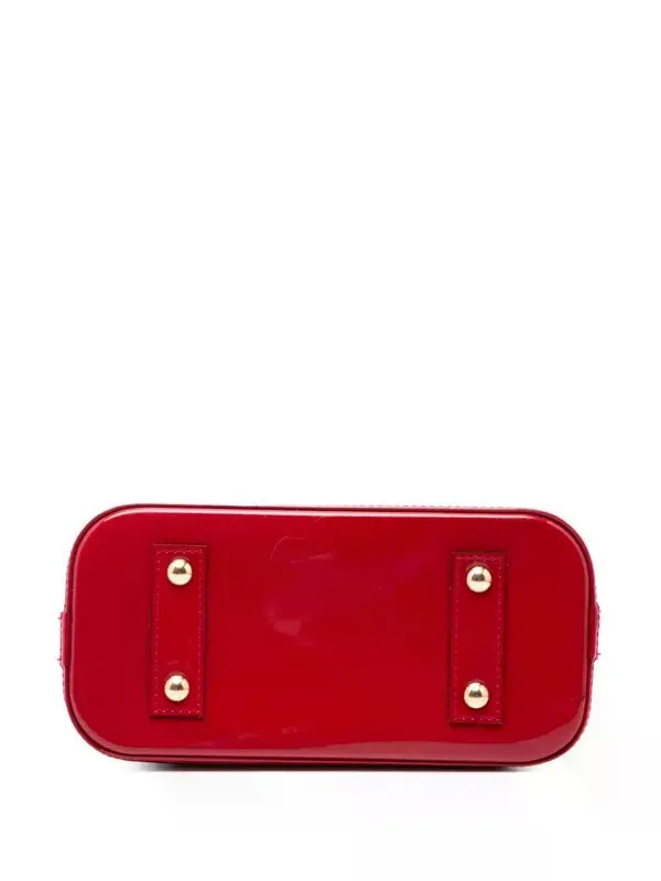 LOUIS VUITTON 2015 Monogram Vernis Alma Bb Satchel