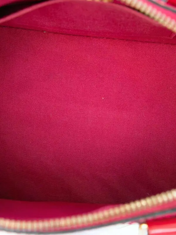 LOUIS VUITTON 2015 Monogram Vernis Alma Bb Satchel