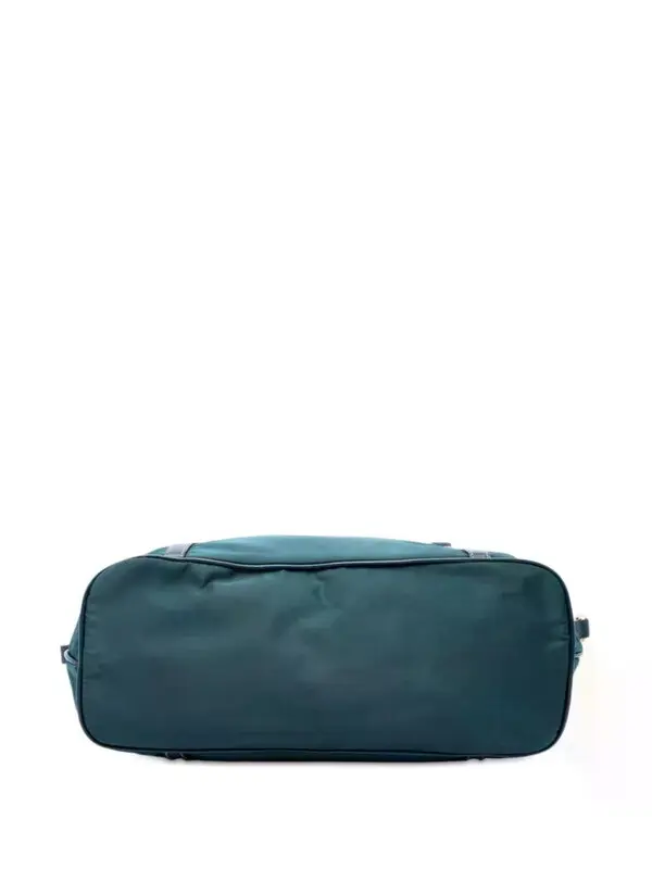 Prada 2013-2026 Saffiano Trimmed Tessuto Satchel