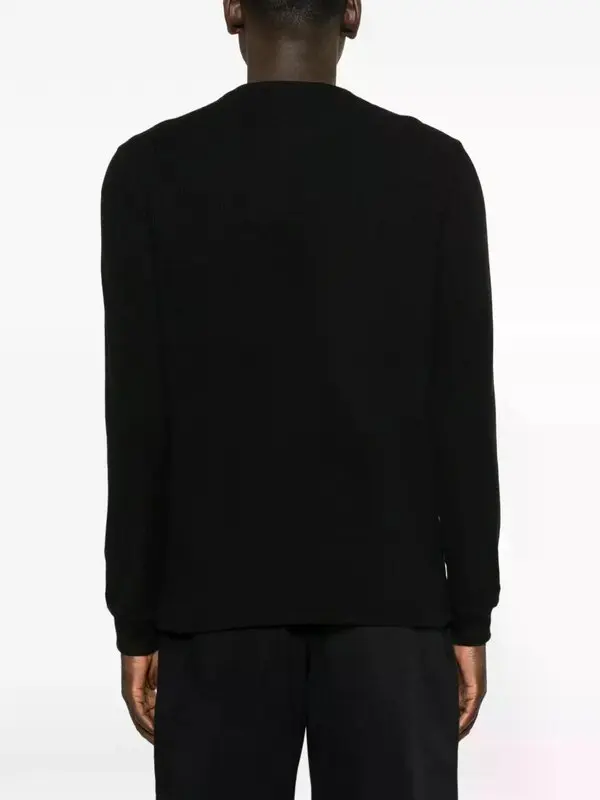 Lacoste Logo-patch Long-sleeved Henley T-shirt