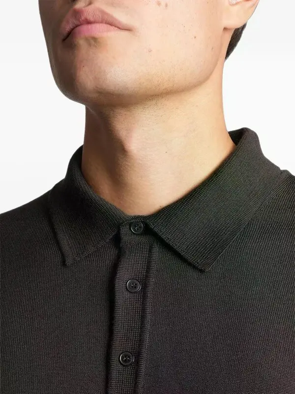 ROBERTO COLLINA Long-sleeve Polo Shirt