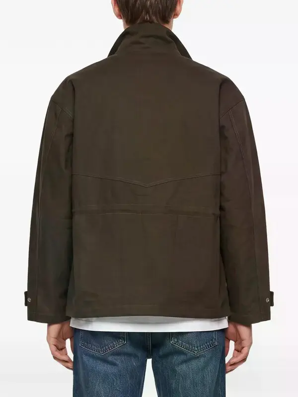 ANOTHER ASPECT High-neck Flap-pocket Jacket