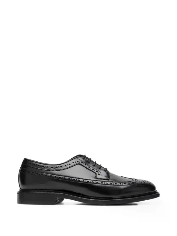 BERWICK 1707 Brogue Leather Derby Shoes