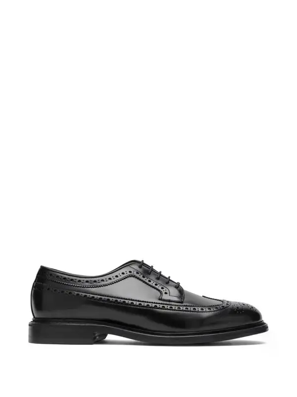 BERWICK 1707 Brogue Leather Derby Shoes