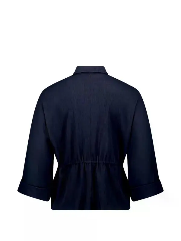 BETTY BARCLAY Drawstring-waist Short-sleeved Blouse