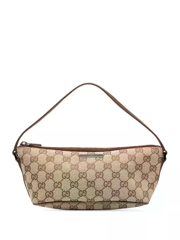 Gucci 2000-2015 Gg Canvas Boat Shoulder Bag