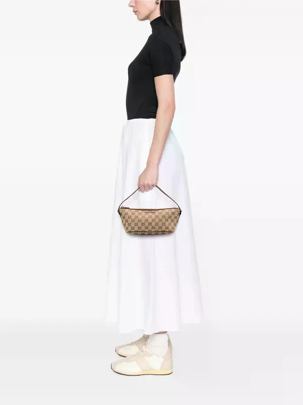 Gucci 2000-2015 Gg Canvas Boat Shoulder Bag
