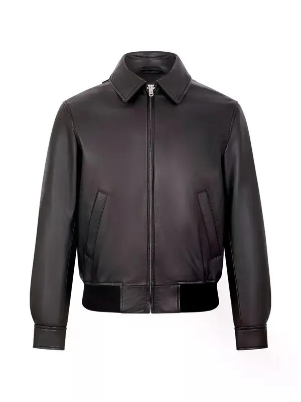 FURSAC Zip-up Leather Jacket