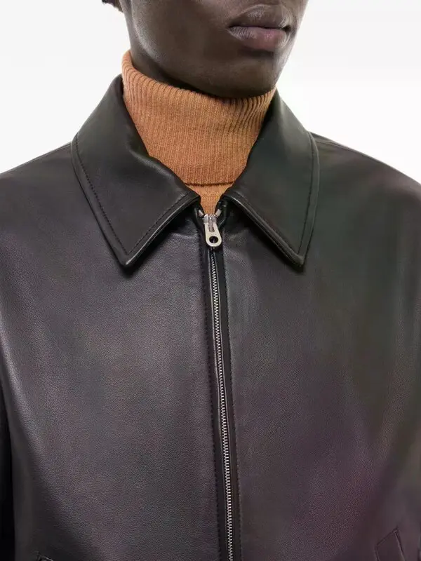 FURSAC Zip-up Leather Jacket