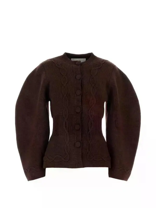 DESTREE Adrian Puff-sleeve Cardigan
