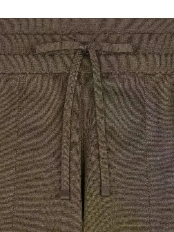 TOD'S Jogger Trousers In Cashmere And Silk - Brown