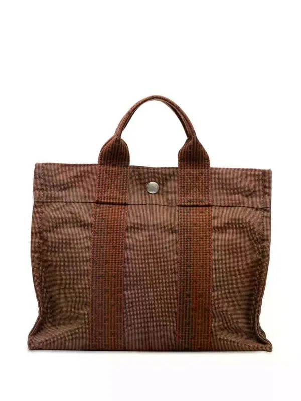 Hermès 1990-2010 Canvas Herline Pm Tote Bag