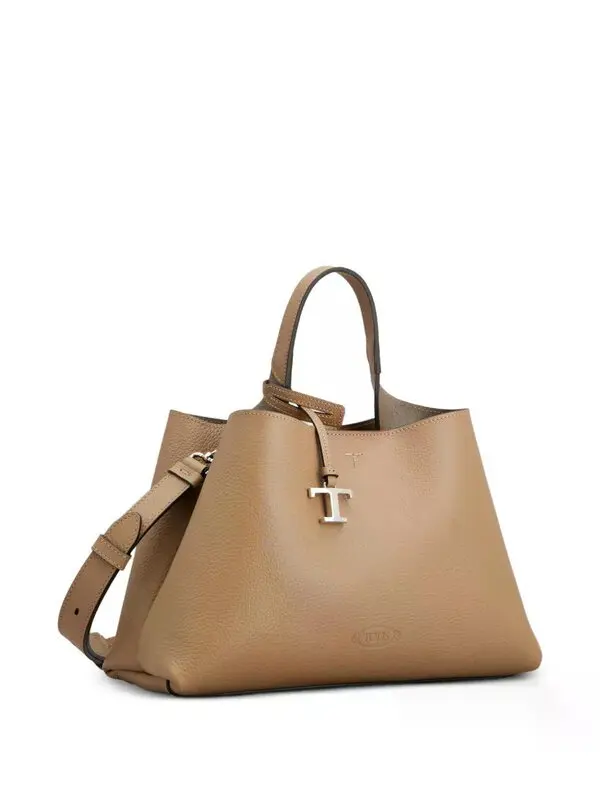 TOD'S Apa Top Handle Tote Bag - Neutrals