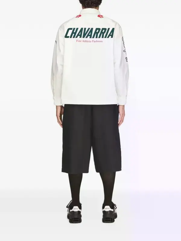 Adidas X Chavarria Logo-print Button-down Shirt
