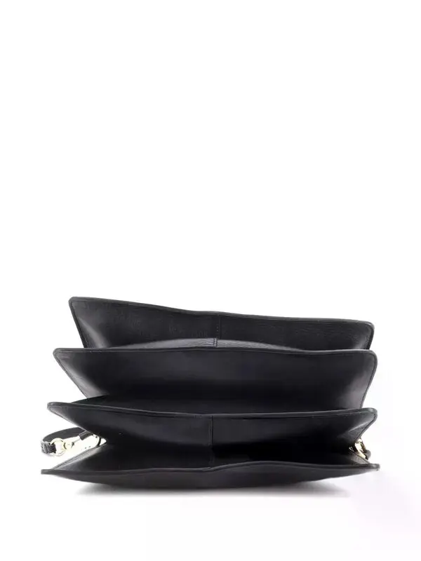 Chloé Faye Leather And Suede Medium Shoulder Bag - Black