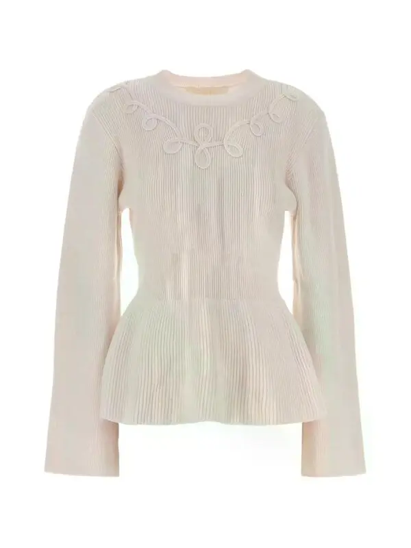 DESTREE Rosa Peplum-hem Sweater