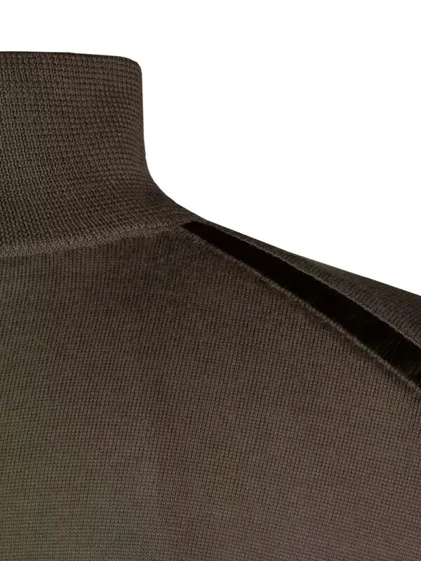TOD'S Half-zip Jumper In Cashmere And Silk
