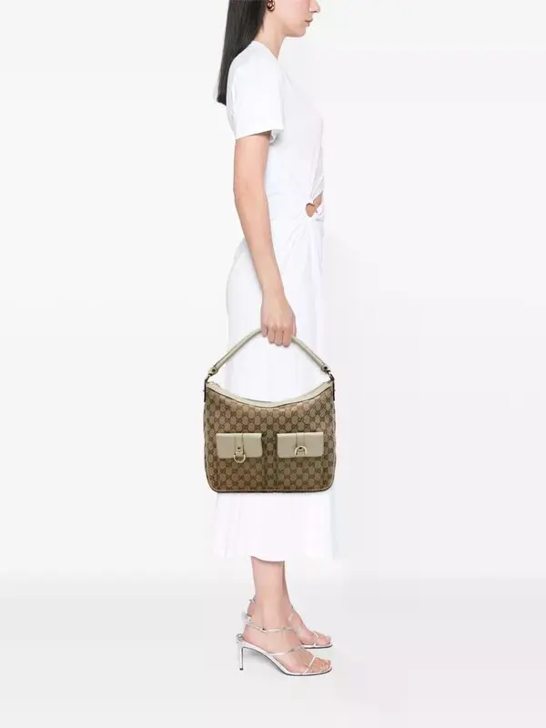 Gucci 2000-2015 Gg Canvas Abbey D Ring Handbag