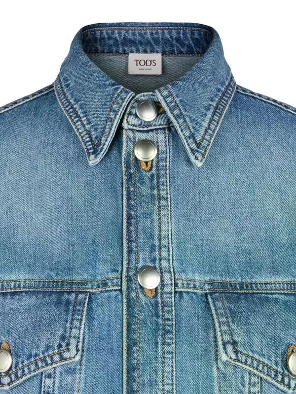 TOD'S Shirt In Light Denim