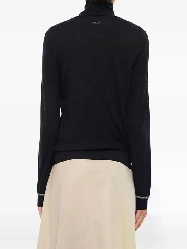 Loewe Piped-trim Turtleneck Sweater