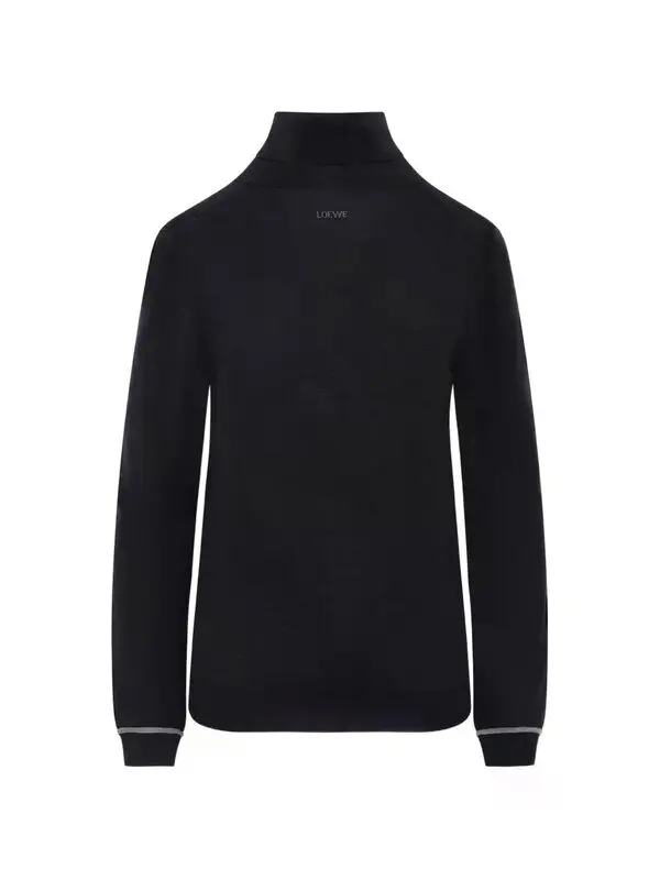 Loewe Piped-trim Turtleneck Sweater