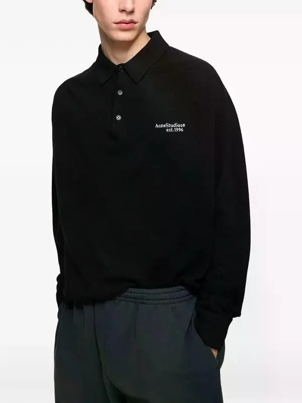 Acne Studios Wool Knit Polo