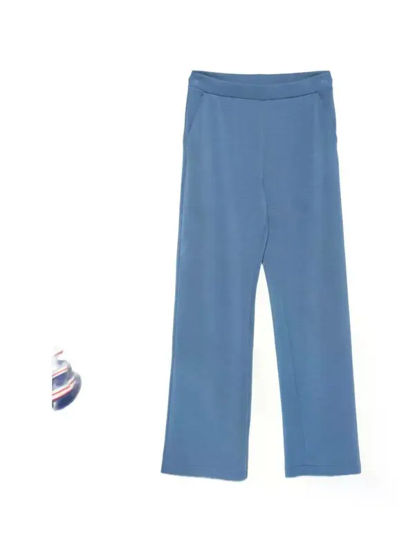 BETTY BARCLAY Wide-leg Track Pants - Blue