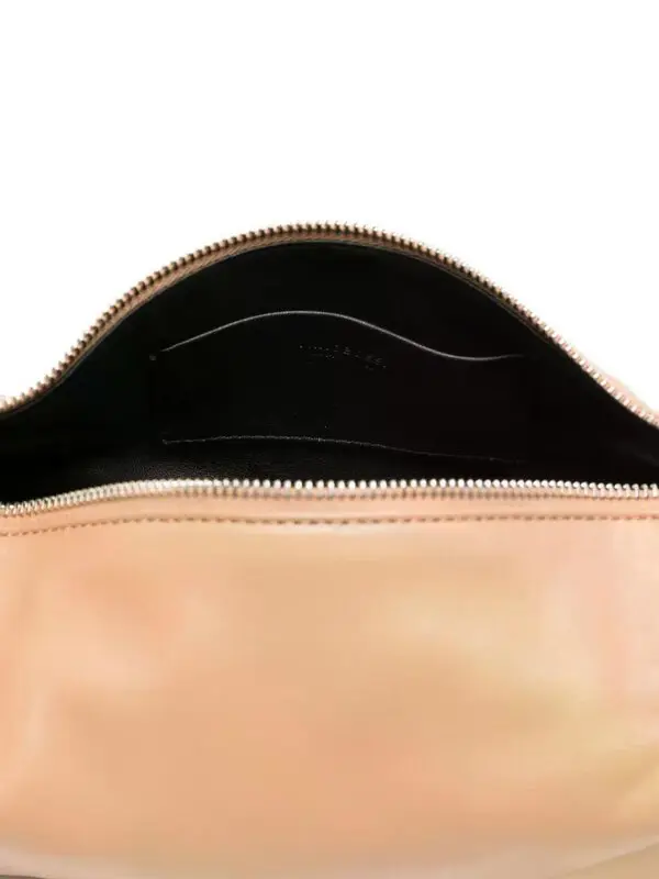 MINOBOSSI Joy Ruched Leather Tote Bag