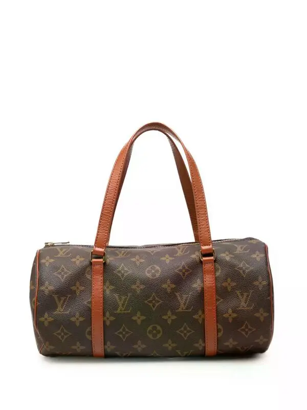 LOUIS VUITTON 1990 Monogram Papillon 30 Handbag - Brown