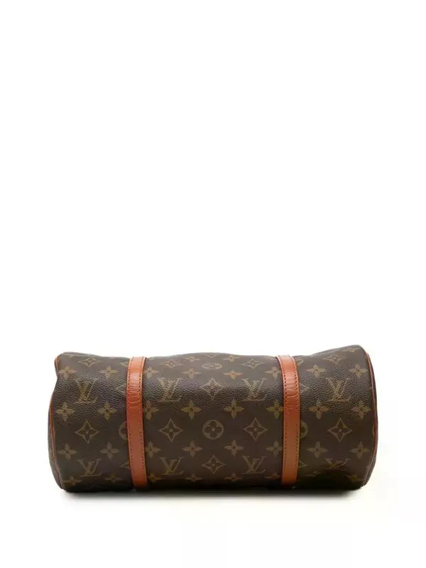 LOUIS VUITTON 1990 Monogram Papillon 30 Handbag - Brown
